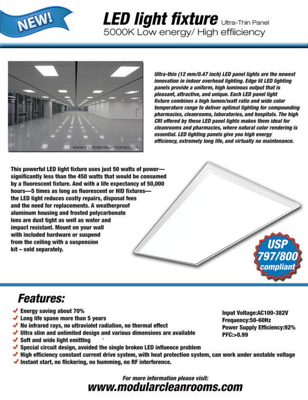 Modular Cleanrooms | Cleanroom Lighting Solutions